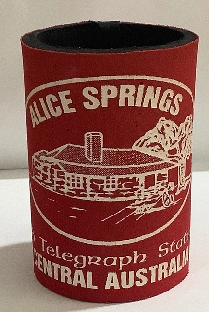 ALICE SPRINGS OLD Telegraph Station Central Australia Stubby Holder $6. ...