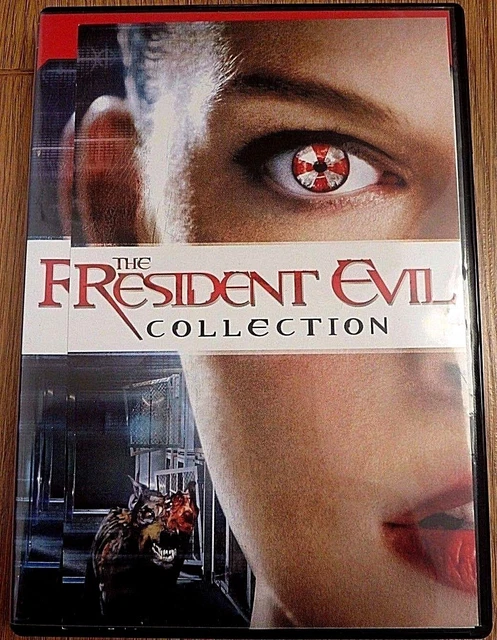 RESIDENT EVIL: 1 2 3 & 4 Movie DVD Box Set Collection Milla Jovovich UK ...