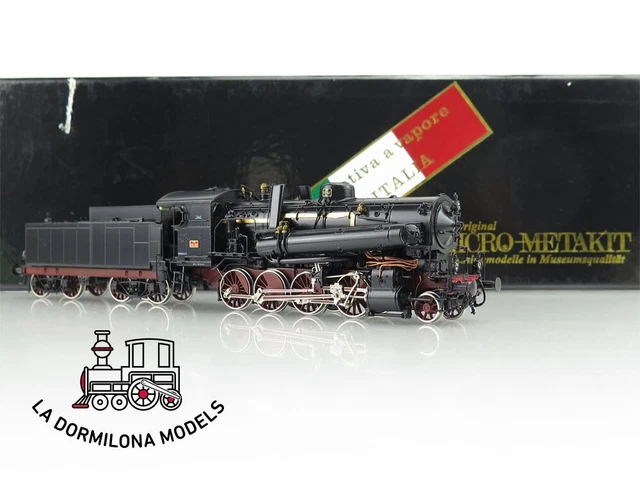 LM80 H0 BRASS MODEL MICRO-METAKIT 01901H Locomotiva Franco Crosti ...