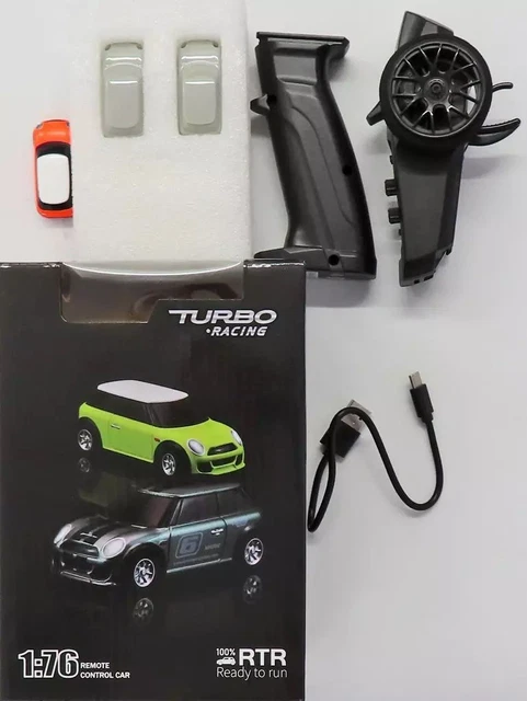 RC CAR 1/76 REMOTE CONTROL CAR 100% RTR EL (Orange x White) 2.4GHz £138 ...