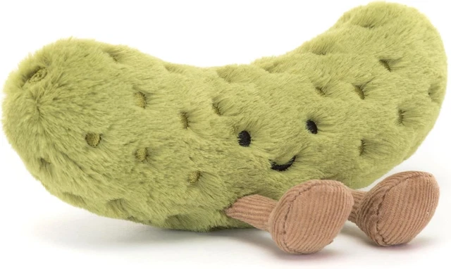 JELLYCAT AMUSEABLES PICKLE Stuffed Toy, 12cm Vegetable Plush - BNWT ...