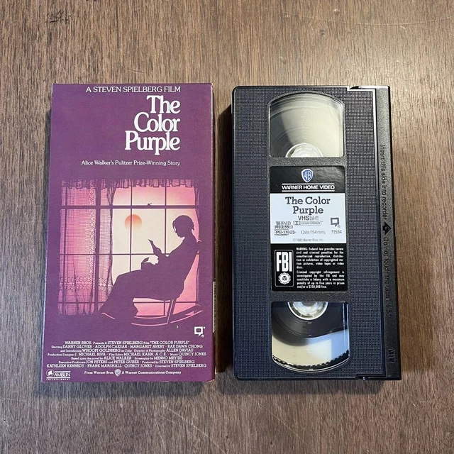 THE COLOR PURPLE VHS Overseas Edition U.S. Movie Spielberg Wupie ...