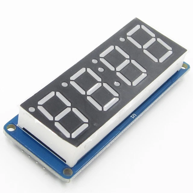 NUOVO DISPLAY TUBO a 4 bit LED a 4 bit modulo D4056A con orologio per ...