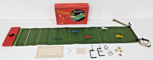 VINTAGE ESCALADO ACTION Racing Game 1950's Made By Chad Valley In ...