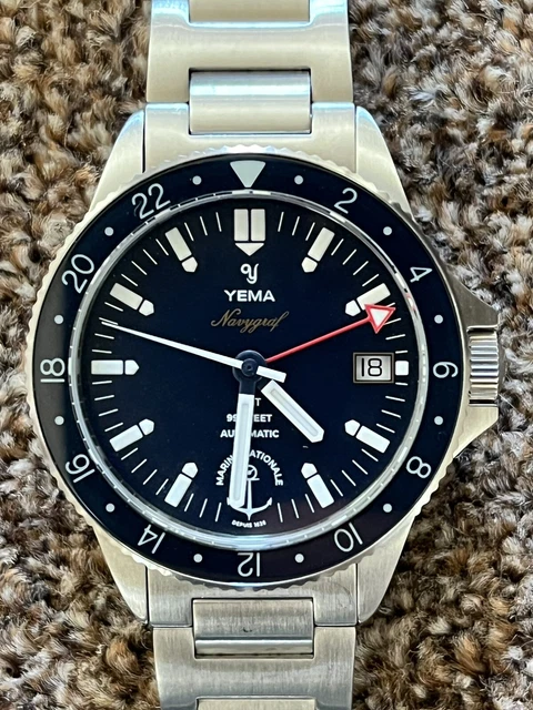 YEMA MARINE NATIONALE Gmt Auto - Limited Edition £800.00 - PicClick UK