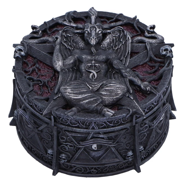 NEMESIS NOW HOARD of the Baphomet Figurine, Resin, Black, Cast in the ...