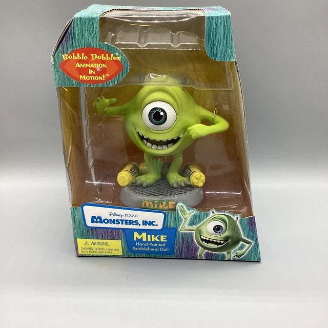 2001 DISNEY PIXAR'S Monsters, Inc. Mike poupée bobblehead peinte à la ...