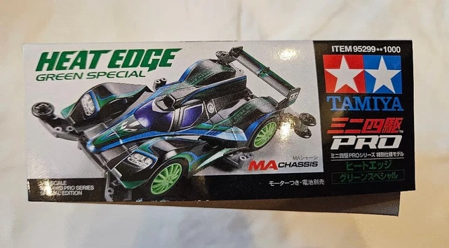 MINI 4WD HEAT Edge Green Special MA Chassis Limited Edition Modell Neu ...