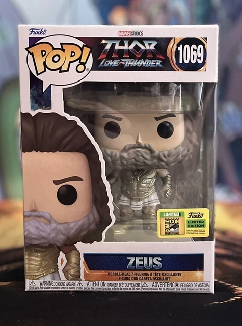 RARE ZEUS FUNKO Pop 2022 SDCC Sticker Thor Love And Thunder Exclusive ...