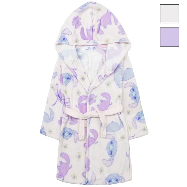 ROBE DE CHAMBRE Disney Lilo Et Stitch Pour Fille En Polaire Avec ...