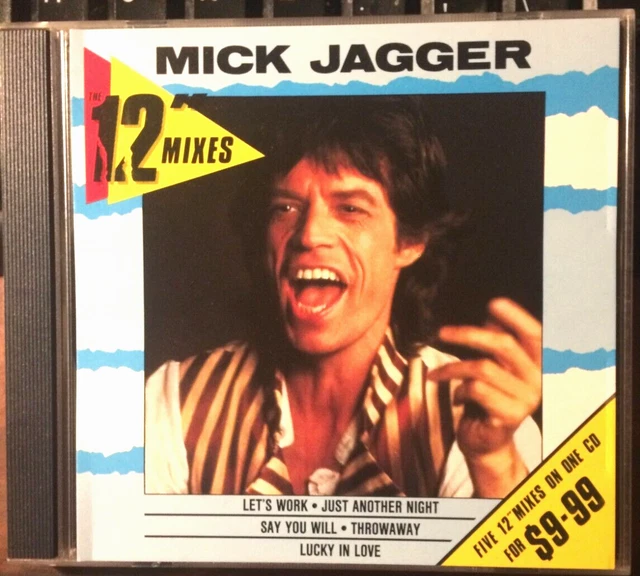 MICK JAGGER *RARE* Australian THE 12" MIXES 1988 CD EP $249.95 ...