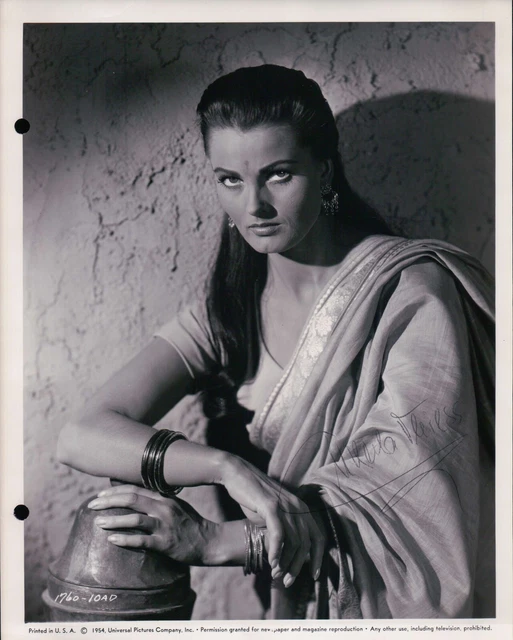 AUTOGRAPHIÉ 8X10 PHOTO Actrice Ursula Thiess Harry Wilkinson Collection ...