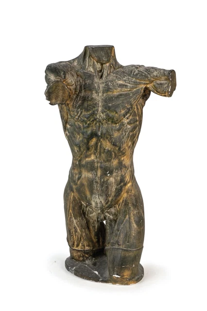 FIGURINE ANTIQUE SCULPTURE Plâtre Écorché Anatomie Écorché - L'Ecorché ...