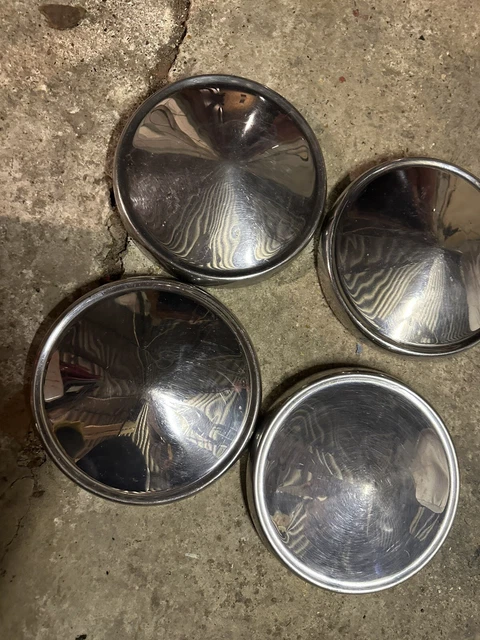 ORIGINAL FORD CORTINA Transit Classic Chrome Hub Caps Genuine Wheel ...