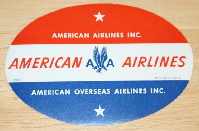 LARGE VINTAGE AMERICAN Airlines (USA) McDonnell Douglas DC-10 Airline ...