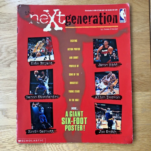 NBA THE NEXT Generation Magazine '98 Incl 6' Poster Official Bryant ...