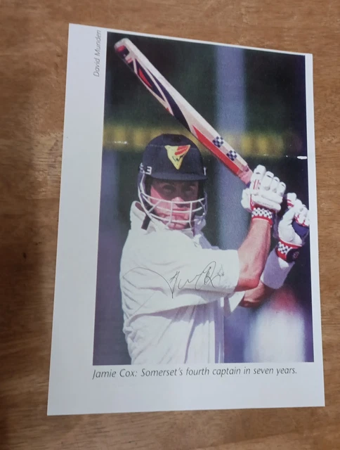 JAMIE COX AUSTRALIAN Test Cricketer Original Signature On Paper Photo £ ...