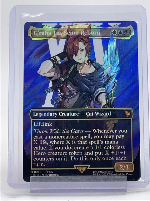 G'RAHA TIA, SCION Reborn 2025 Magic Final Fantasy Mythic Surge Foil ...