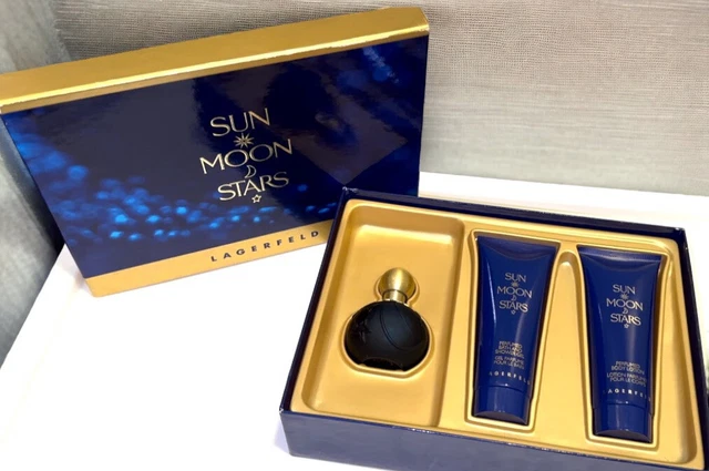 SUN MOON STARS Perfume 1990s Bath & Body Gift Set - New Open Box Karl ...