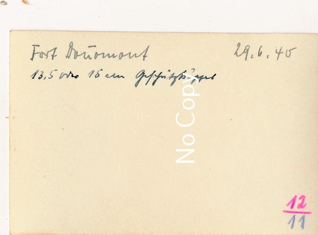 FOTO WW2 MILITARY: France Fort de Douaumont bunker Wehrmacht Soldaten ...