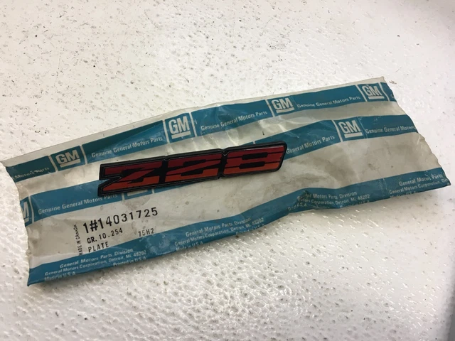 1982-1992 CAMARO Z28 Dash Emblem (Red) (Nos Gm) $67.91 - PicClick CA