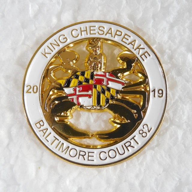 ROYAL ORDER OF Jesters Baltimore Court 82 King Chesapeake 2019 Lapel ...