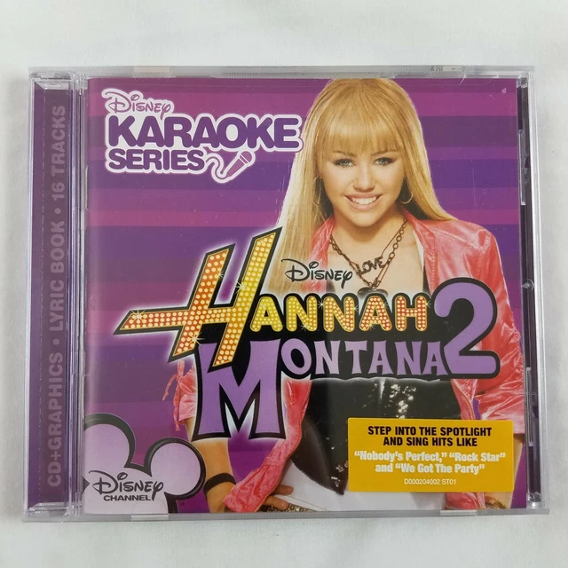 NEW HANNAH MONTANA 2 - Music CD - Disney Karaoke Series $19.99 - PicClick
