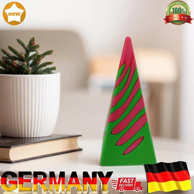 PASS THROUGH PYRAMID Fidget Toy 3D Printed Spiral Cone Toy for Kids and ...
