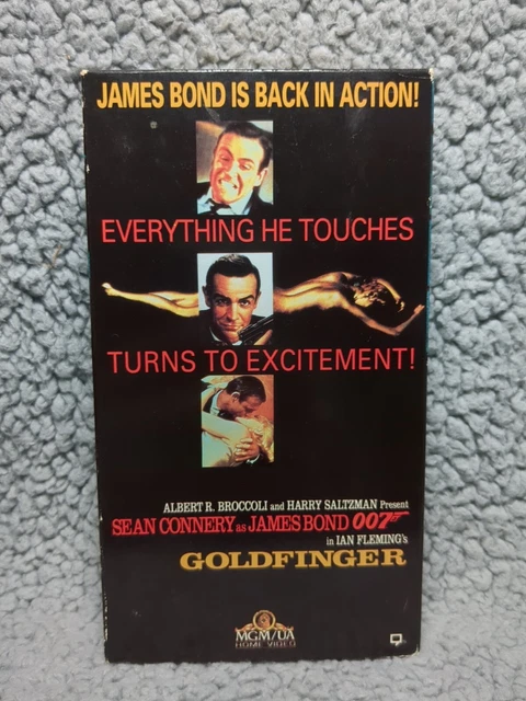 GOLDFINGER JAMES BOND 007 (VHS, 1994) Sean Connery £5.72 - PicClick UK