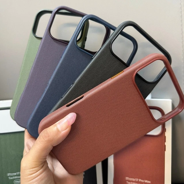 TECH/WOVEN CASE FOR iPhone 17 Pro Max/17 Pro/Air Magsafe PC+Fabric ...