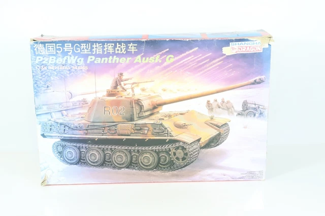 DRAGON MODELS 9046 1:35 Scale PzBefWg Panther Ausf. G Tank Plastic ...