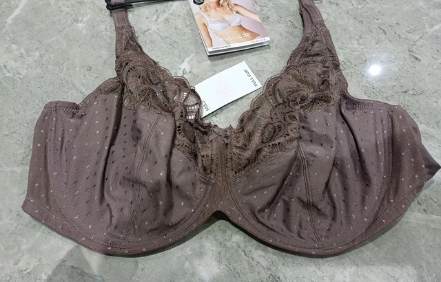 44D BRA M&S Collection Amelia Lace Wired Full Cup Bra TAUPE £13.99 ...