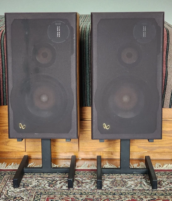 INFINITY RSB 3-WAY speakers w/10" woofer & stands LOCAL PICKUP ONLY ...