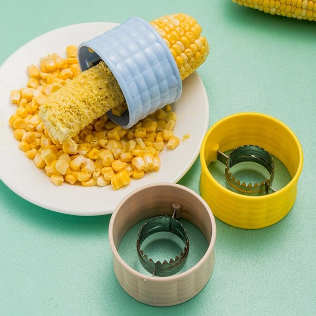 SAFETY CORN PEELER Manual Corn Kernel Separator Kitchen Tool £4.92 ...