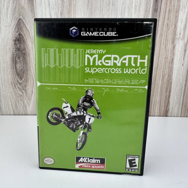 JEREMY MCGRATH SUPERCROSS World (Nintendo GameCube 2002) - Tested No ...