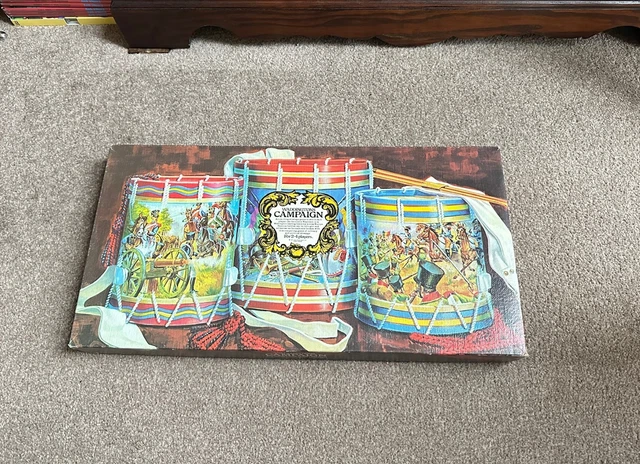 VINTAGE 1971 WADDINGTONS Campaign strategy war Board Game Complete ...