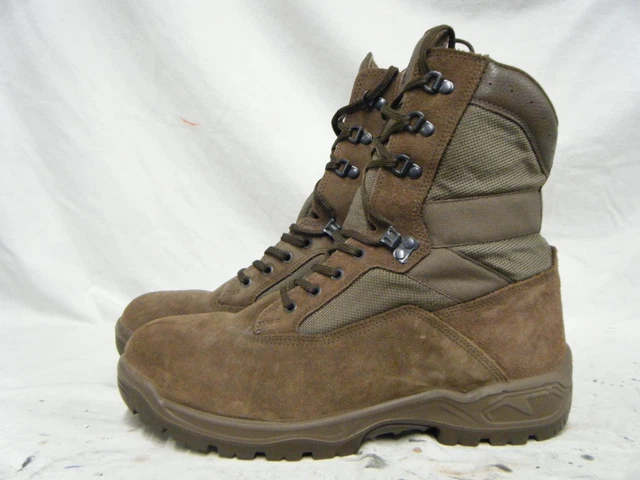 BRITISH ARMY RAF Military Issue YDS Falcon Suede Desert Combat Boots ...