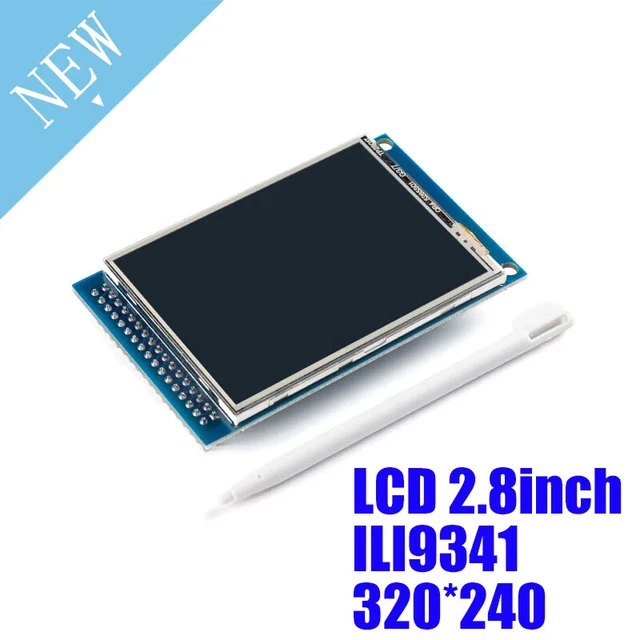 LCD 2.8& TOUCH Screen TFT Display Module ILI9341 320X240 for Arduino ...