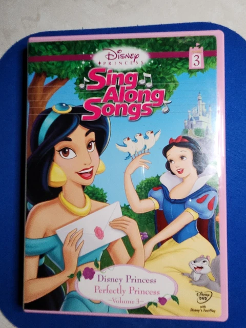 DISNEY PRINCESS SING Along Songs Vol. 3: Perfectly Princess (DVD, 2006 ...