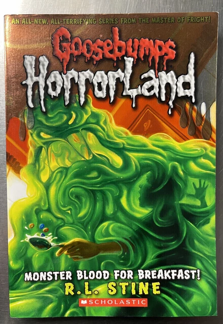 MONSTER BLOOD FOR Breakfast Goosebumps HorrorLand No. 3 Paperback Good ...