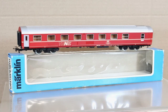 MARKLIN 4150 DB Trans Europe Nacht Dix Coach 415-2 Oostende Graz Mint ...