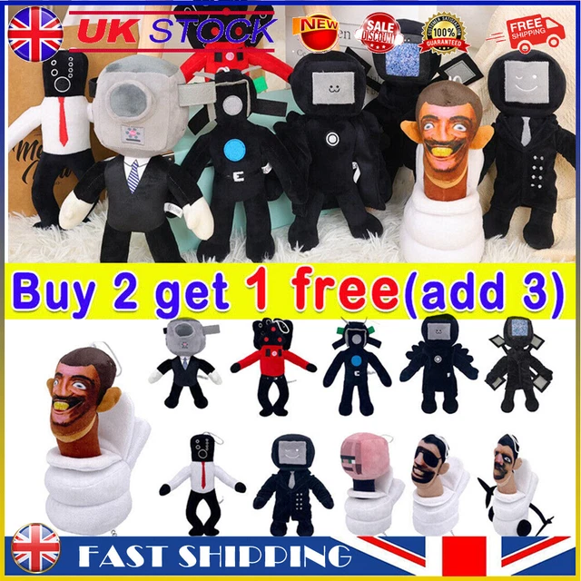 Skibidi Toilet Plush Toiletman Doll Cameraman Speakerman Funny Game
