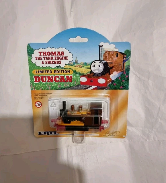 THOMAS THE TANK & Friends ERTL LIMITED EDITION METALLIC DUNCAN TRAIN ...