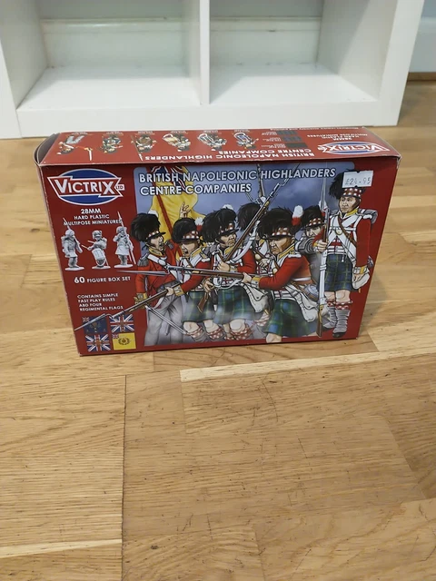 BNIB VICTRIX 28MM Napoleonic British Napoleonic Highlanders Centre ...