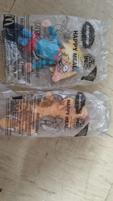 MCDONALDS HAPPY MEAL toys 2001 Hey Arnold And Catdog Nickelodeon Toys ...