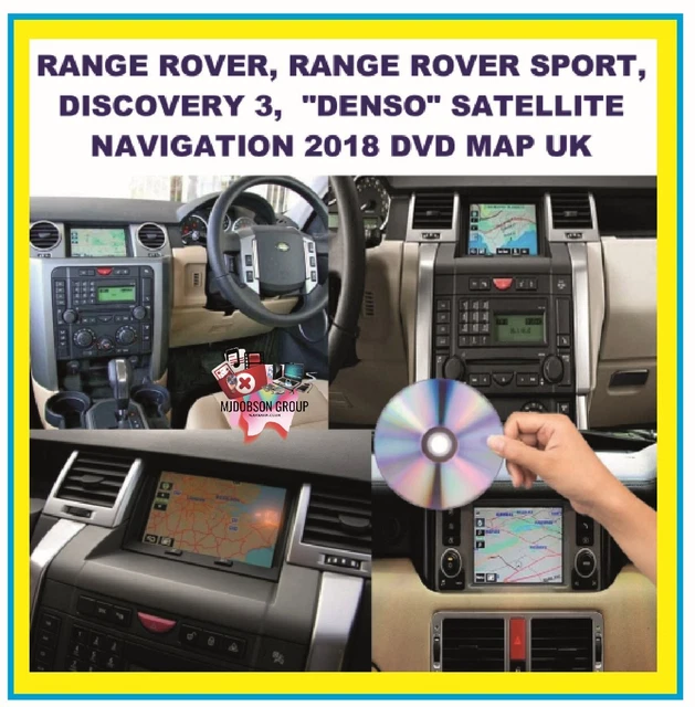 RANGE ROVER SAT Nav Map Update - Map Navigation Dvd Uk £27.00 - PicClick UK