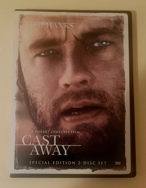 CAST AWAY DVD Adventure Drama 2000 PG13 2 Disc Set Tom Hanks Free ...