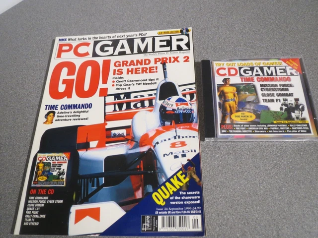 PC GAMER MAGAZINE Issue 34 September 1996 CD-ROM Edition £50.00 ...