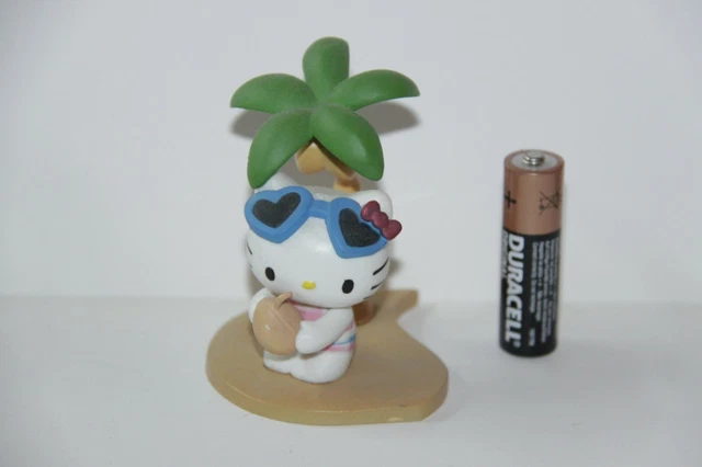 HELLO KITTY UNDER a palm tree cartoon figure £4.34 - PicClick UK