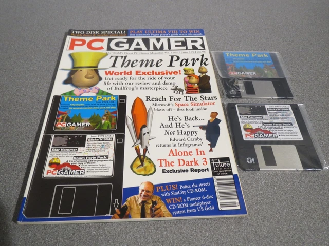PC GAMER MAGAZINE Vol 1 Issue Number 7 June 1994 £65.00 - PicClick UK